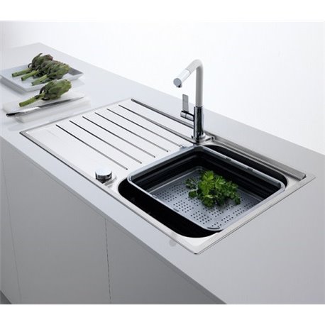 Evier de cuisine Argos AGX/AGT 211-100 666386 Inox lisse Franke