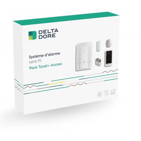 Pack alarme 2 zones sans fil Tyxal+ Access Delta Dore 6410186