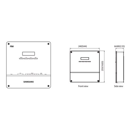 Module d'interface MIM-B16N pour unités DVM, FJM, CAC, ERV Plus, EHS Bibloc/Monobloc Samsung