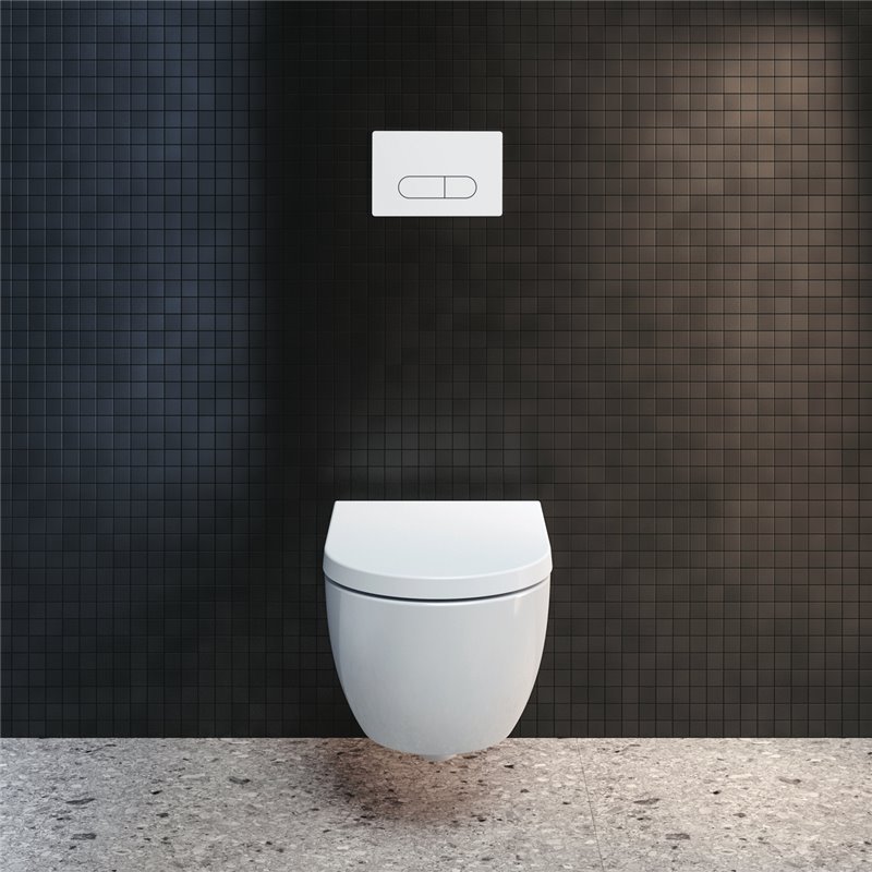 Plaque de commande R0115AC Oleas M1 Blanc Ideal Standard