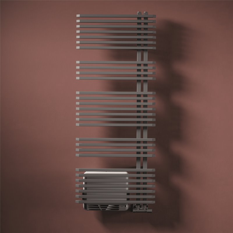 Sèche serviette eau chaude Jazz_S ZBL060B01A401NNN 731+1000 Watts Mât à droite IRSAP