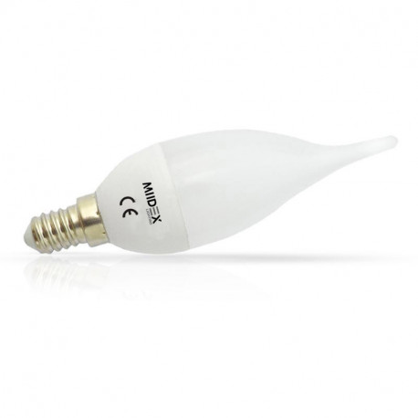 Ampoule LED E14 7461C 4W 320 Lm Blanc neutre coup de vent Miidex Lighting