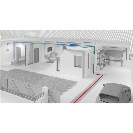 Conduit ICTA TurboGliss D25mm courant fort avec tire-fils et marquage ...