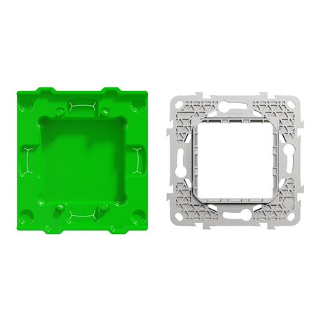 Support de fixation avec protection de chantier Unica NU7002C 2 modules ...