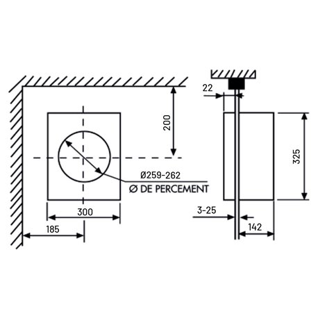 Aérateur HV-Stylvent 400 m3/h Standard 454621 Unelvent