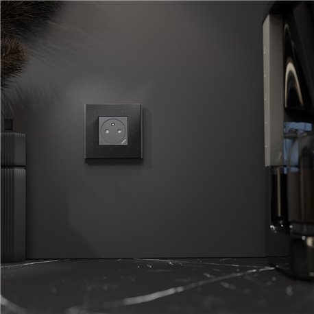 Plaque de finition Unica Deco Signature NU600274 recyclée Noir nuancé 1 ...