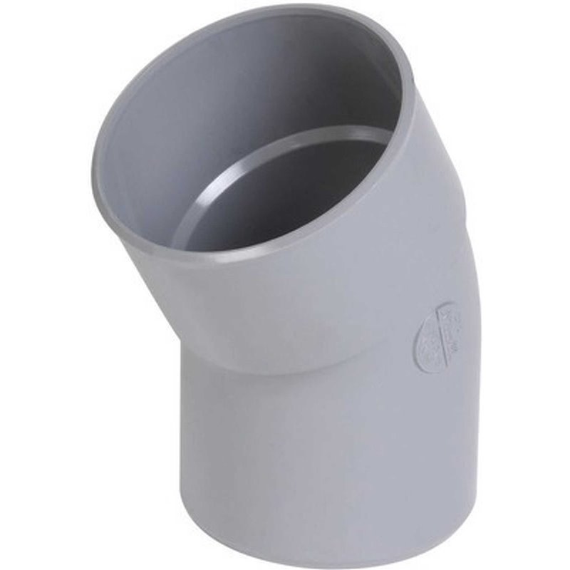 Coude PVC 30 ° mâle / femelle ⌀ 40 - Réf : CH3 Nicoll