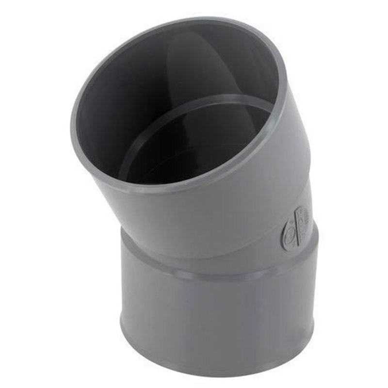 Coude PVC 30 ° femelle / femelle ⌀ 100 - Réf : UCT33 Nicoll