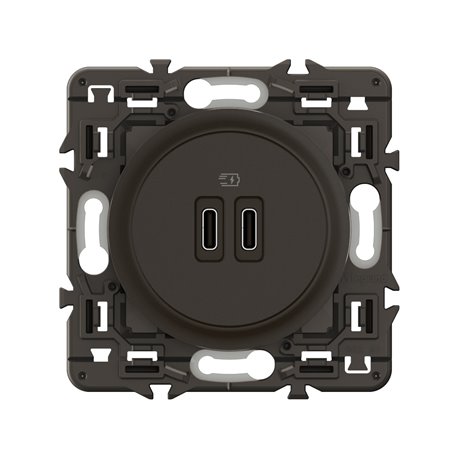 Lot de 5 Chargeurs double USB Céliane 20W Power Delivery Type-C + Type ...